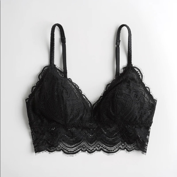 Gilly Hicks | Tops | Nwt Gilly Hickshollister Lace Longline Bralette ...